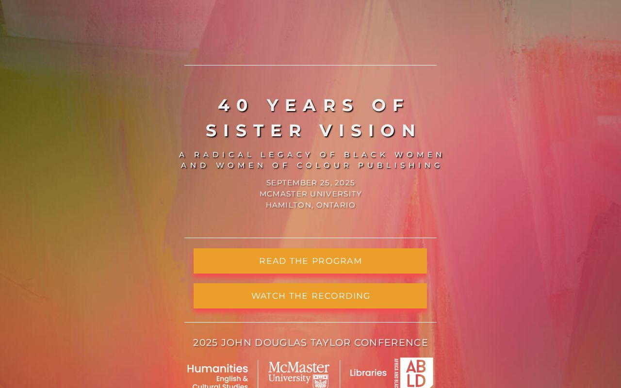 SISTER VISION